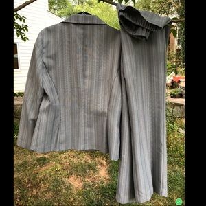 Sweet Suit | Jackets & Coats | Sweet Suit Gray Striped Suit Set | Poshmark